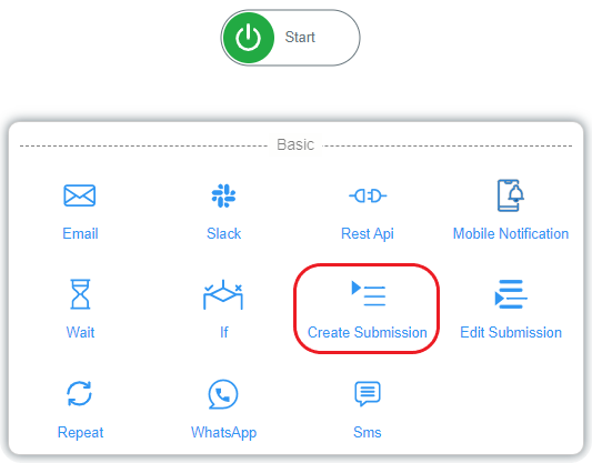 Workflows: Create Submissions | Clappia